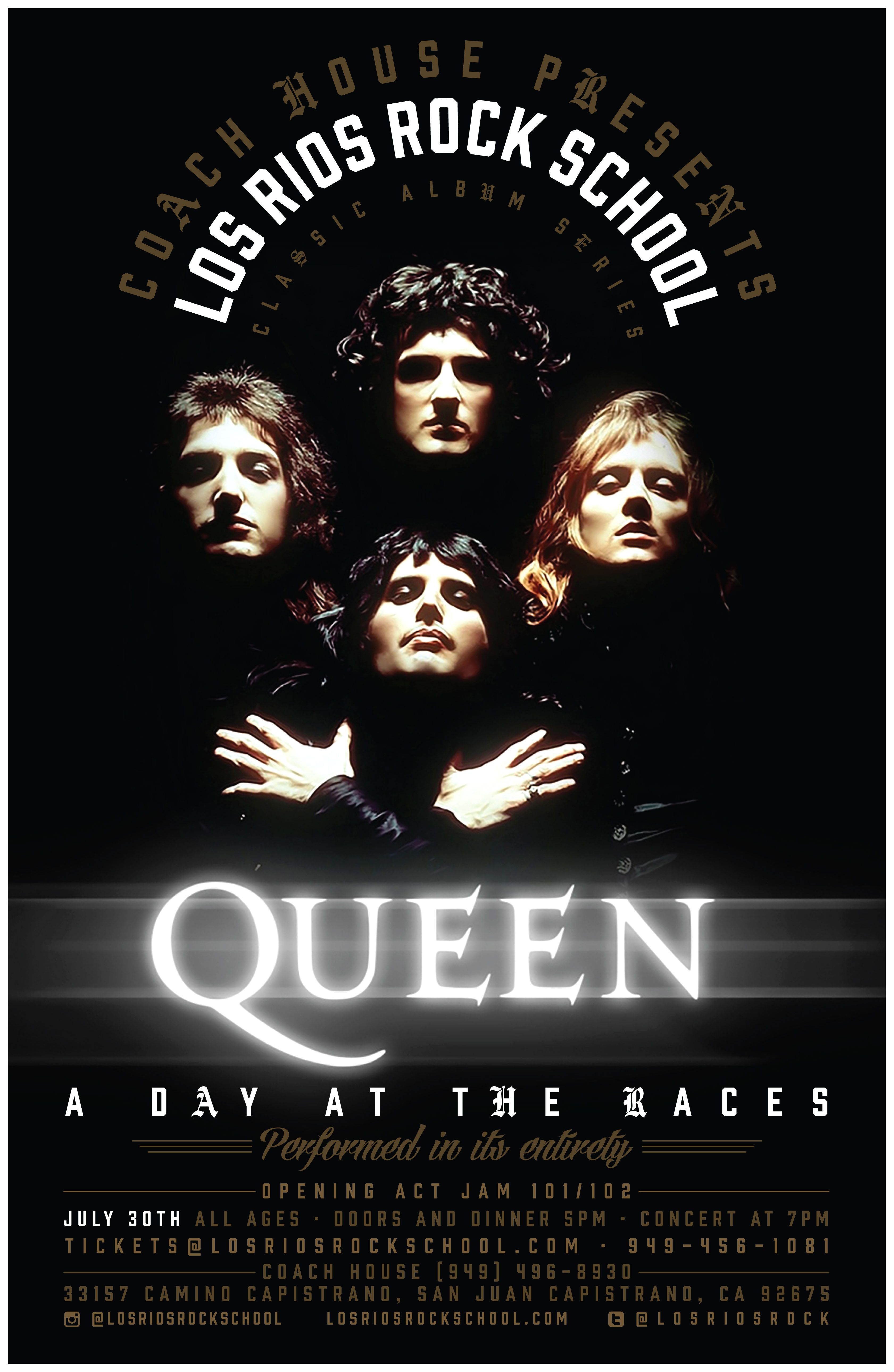 Los Rios Rock School – QUEEN POSTER_ART
