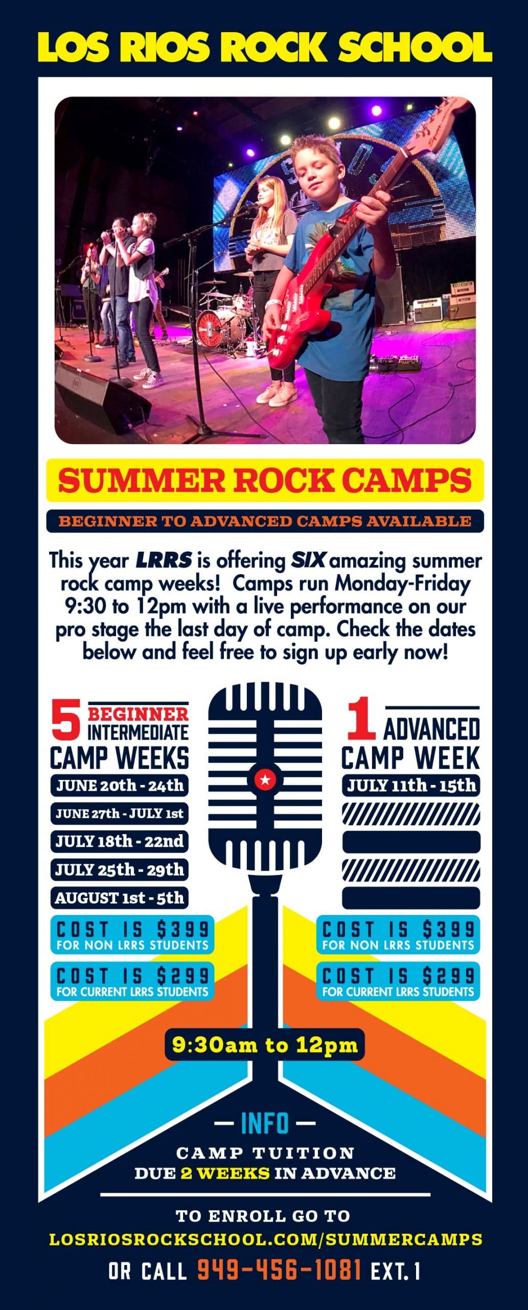 Los Rios Rock School – Summer Camps at Los Rios Rock School