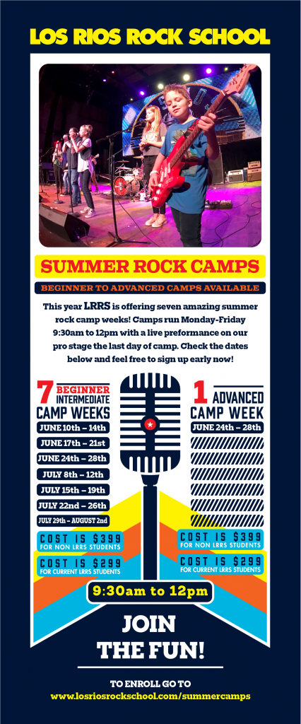 Los Rios Rock School – Summer Camps at Los Rios Rock School